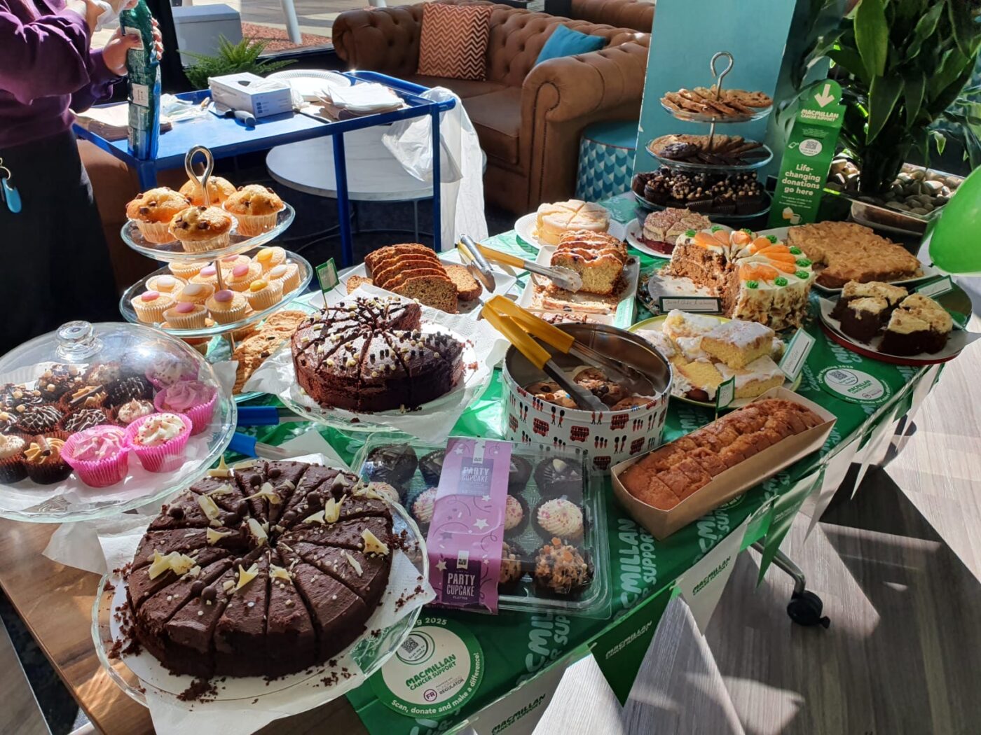 Macmillan Cake Sale Success - Birchwood Park
